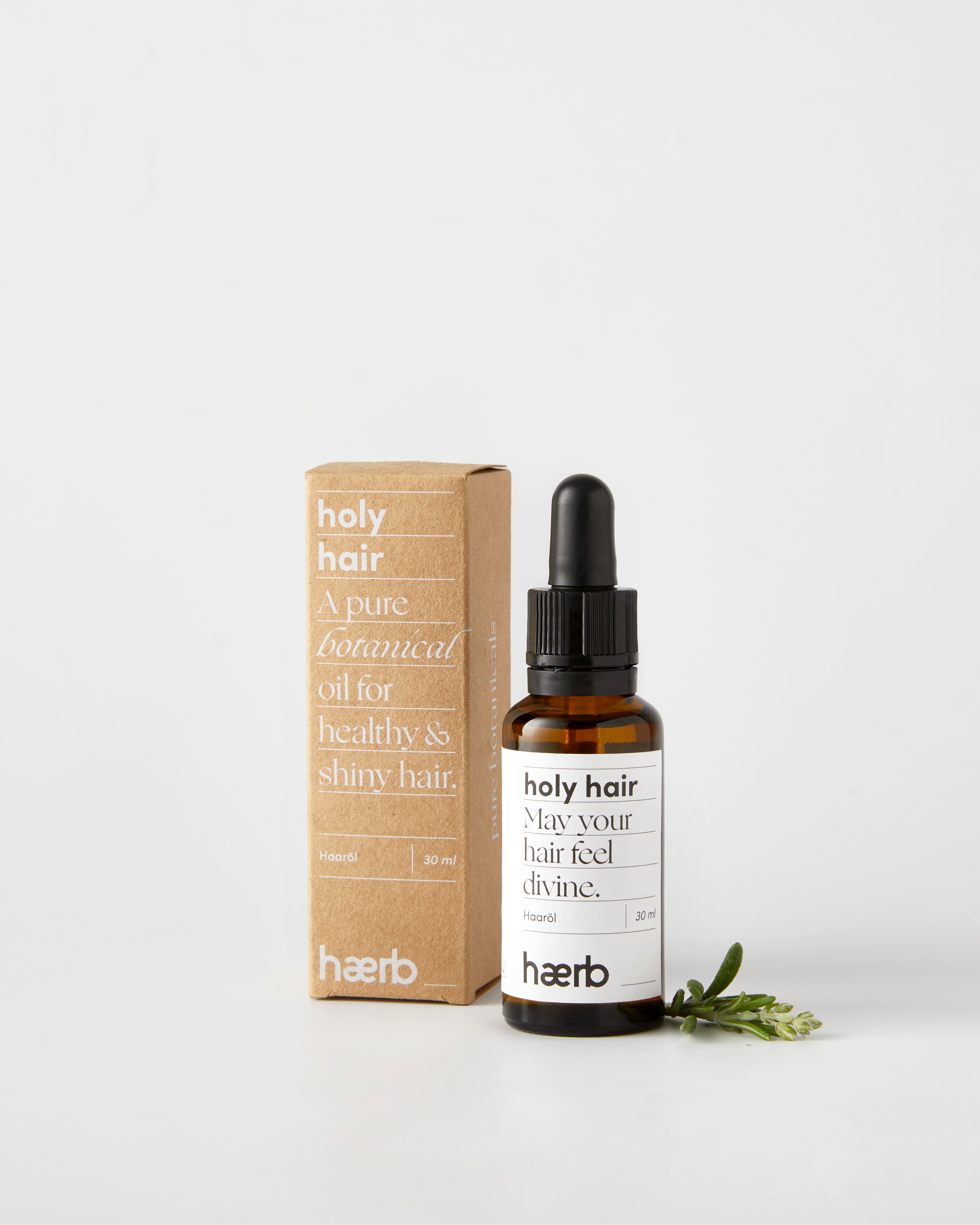 holy hair | Haaröl mit Bio Rizinusöl – haerb - pure botanicals